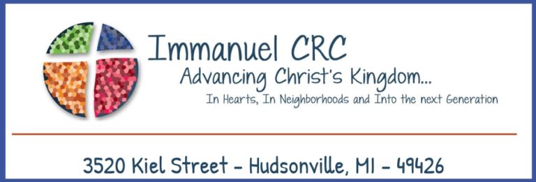 Welcome! - Immanuel CRC